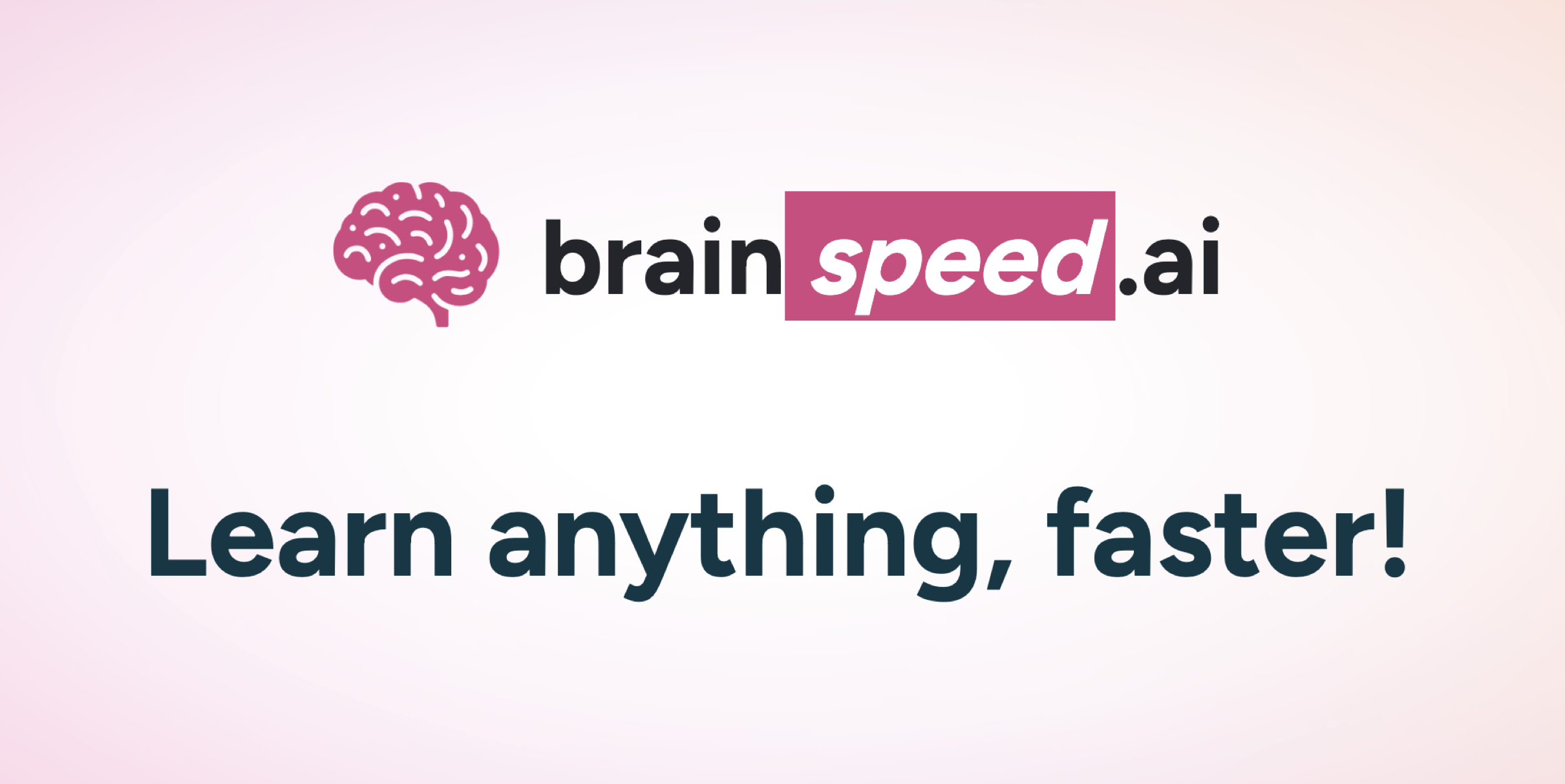 BrainSpeed - AI-Powered Learning Platform